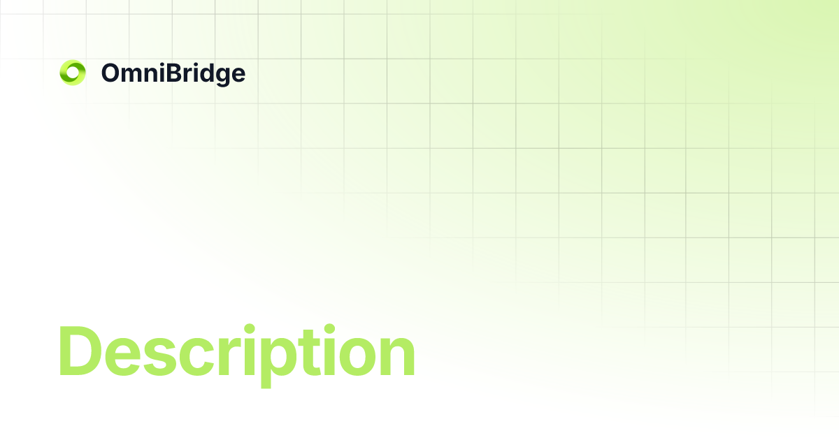 Description | OmniBridge